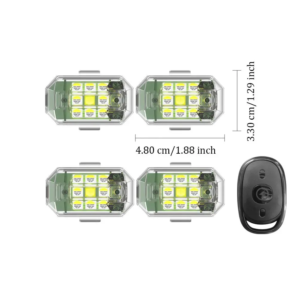 Wireless Remote Control LED Strip Light, 1 Piece RGB Color Changing LED ...