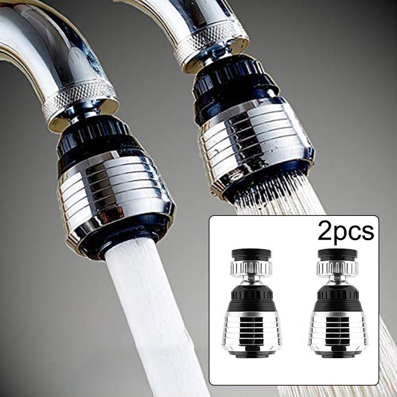 Tap Aerator For 360° Rotation Swivel , Water Saving Faucet Filter ...