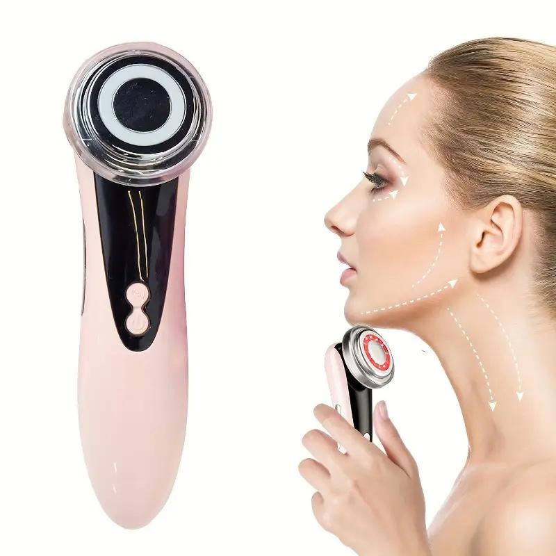 USB Rechargeable LED Facial Care Massager - Hot & Cold, 350mAh - TikTok ...