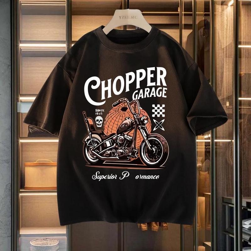 Kemeja-T Kapas Lengan Pendek, Uniseks, Gaya Hip Hop, [Penghantaran ...