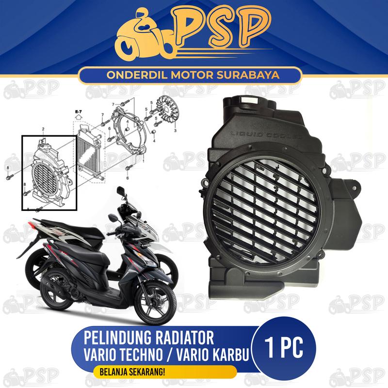 Pengaman Radiator Vario 110 Lama - Pelindung Tameng Cover Comp - Shop ...