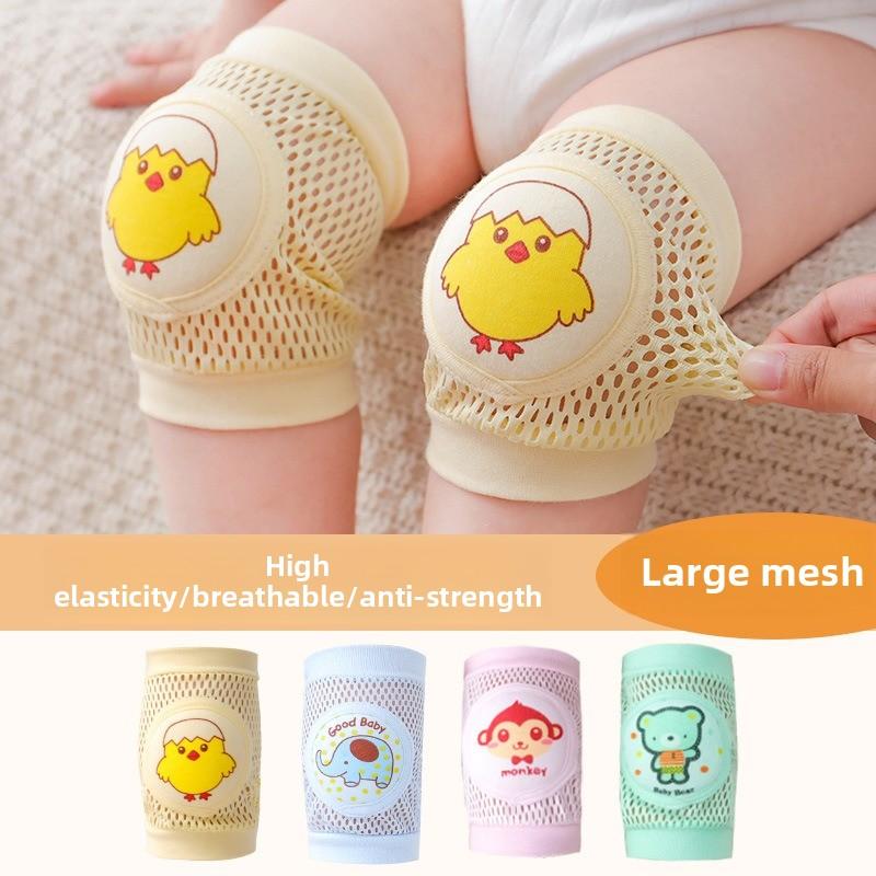 3 Pairs Boy Girl Baby Knee Pads Thin Summer Crawling Protection ...