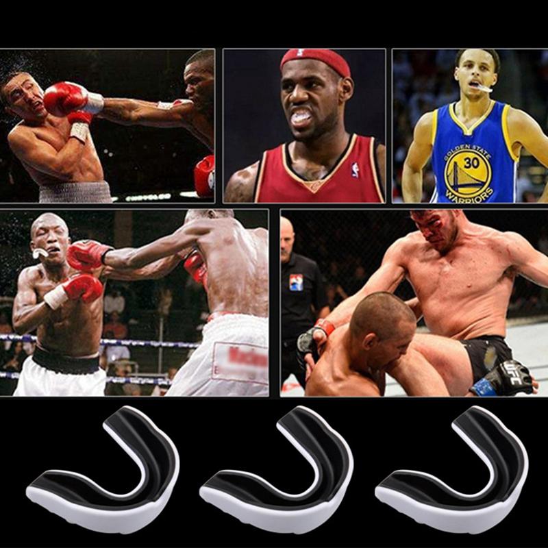 Sport Mouth Guard Teeth Protector EVA Boxing Basketball Mouthguard ...