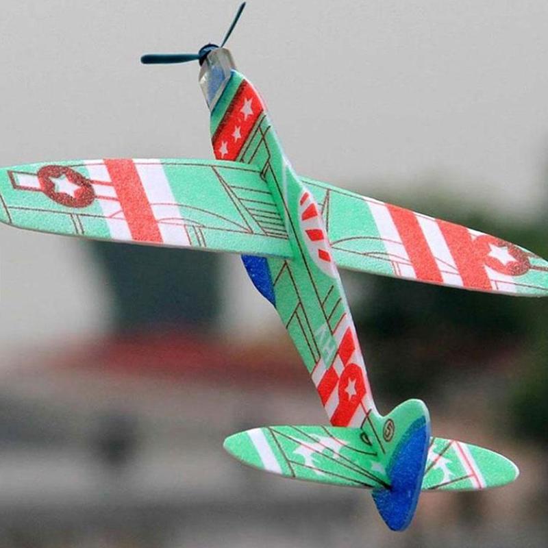 Foam Aircraft 360 Degree Roundabout Foam Plane Model Creativ - TikTok ...