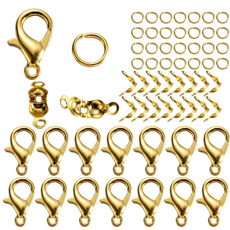 60pcs DIY Jewelry Making Set With Lobster Clasp, Jump Rings Connector ...