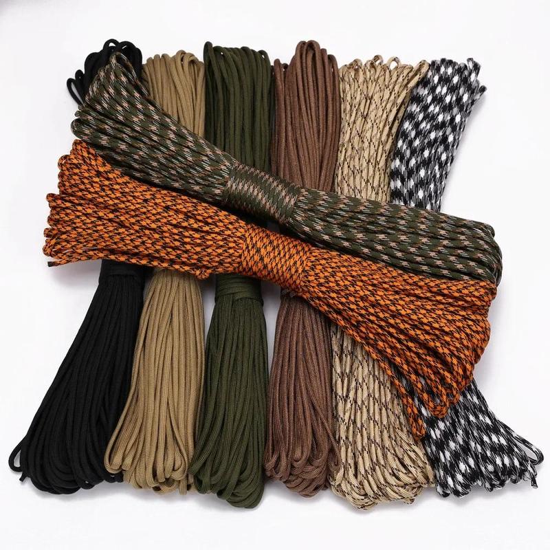 7 Cores 550 Paracord Cord 3M Dia.4mm for Outdoor Camping Survival ...