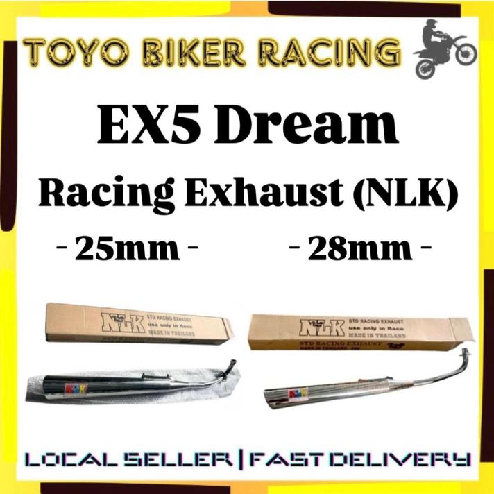 Honda EX5 / Dream NLK Standard Open Racing Exhaust Chrome Crom - TikTok ...