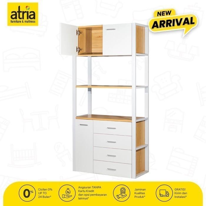 Promo Rak Kayu Rak Serbaguna Beryl Showcase SF-9803 Walnut/White Cicil ...