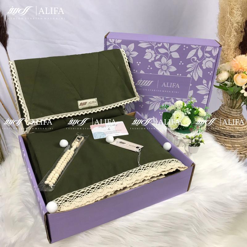 Hampers Box Mukena Terusan 2 in 1 Tas Sajadah Mukenah Terusa - Shop ...