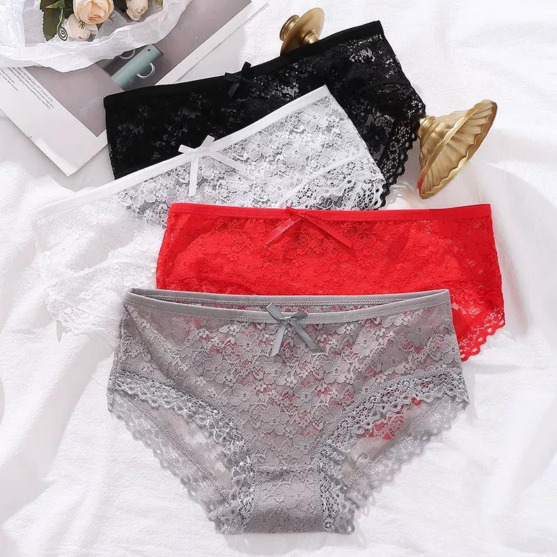 Lace panties female sensual antibacterial summer thin ladies - TikTok ...