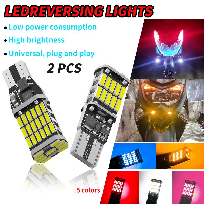 Pinph 2Pcs T15 automobile LED bulb replacement W16W/921/912 Motor ...