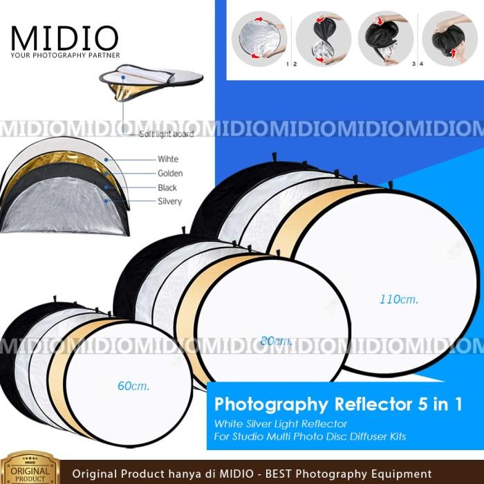 Reflektor Foto 5in1 Midio – Reflector Cahaya Studio Lipat Serbaguna ...