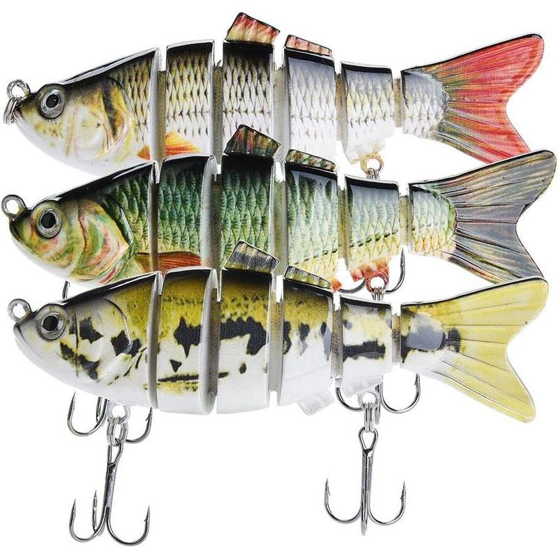 Lifelike fishing lures for bass trout walleye predator fish realistic ...