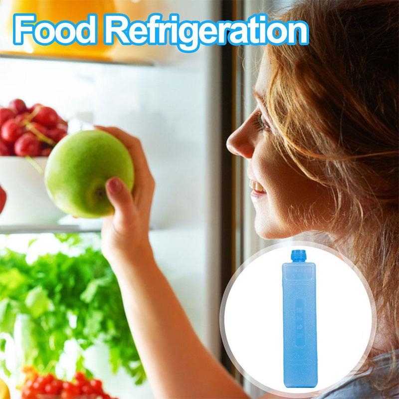 1x Freezer Ice Blocks Reusable Cool Cooler Pack Bag Freezer Picnic ...