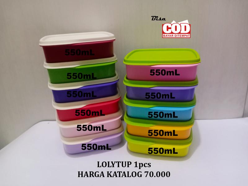 TUPPERWARE lolytup/ loly tup/ coolteen lunch box/ kotak makan/ - Shop ...