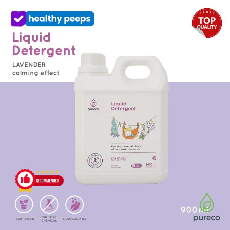 Pureco baby liquid laundry detergent & softener & dish and bottle ...