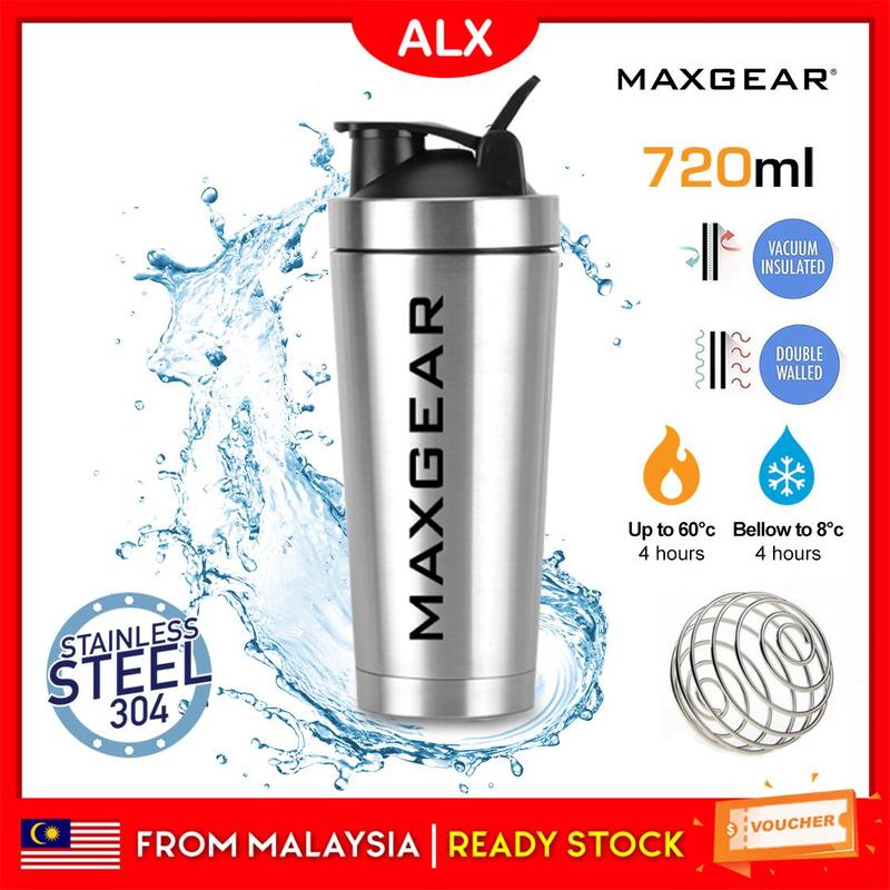 ALX MAXGEAR Hot Cold Shaker Insulated Bottle 720mL Double Wall - TikTok ...