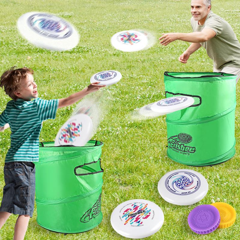 Frisbee Throwing Toy Outdoor Family Parent-Child Interactive Frisbee ...