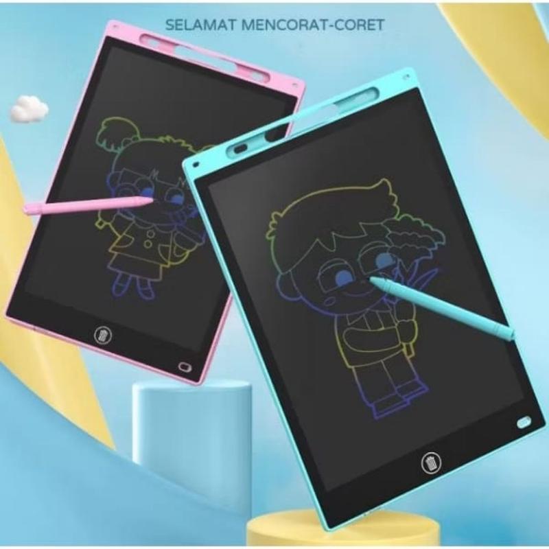 lcd led writing 16" ( pelangi ) tablet papan tulis edukasi anak ...