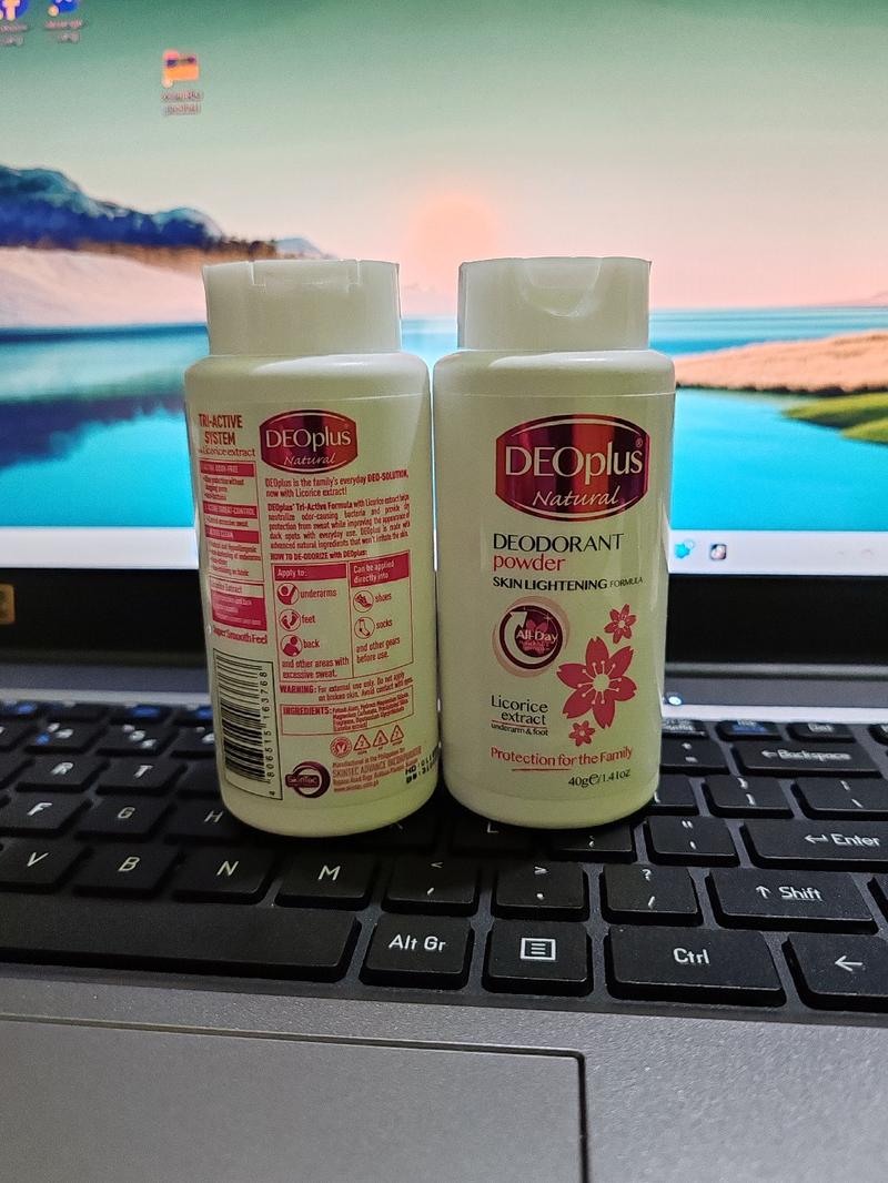 Deoplus Natural Deodorant Powder (Skin Lightening Formula)- PINK ...