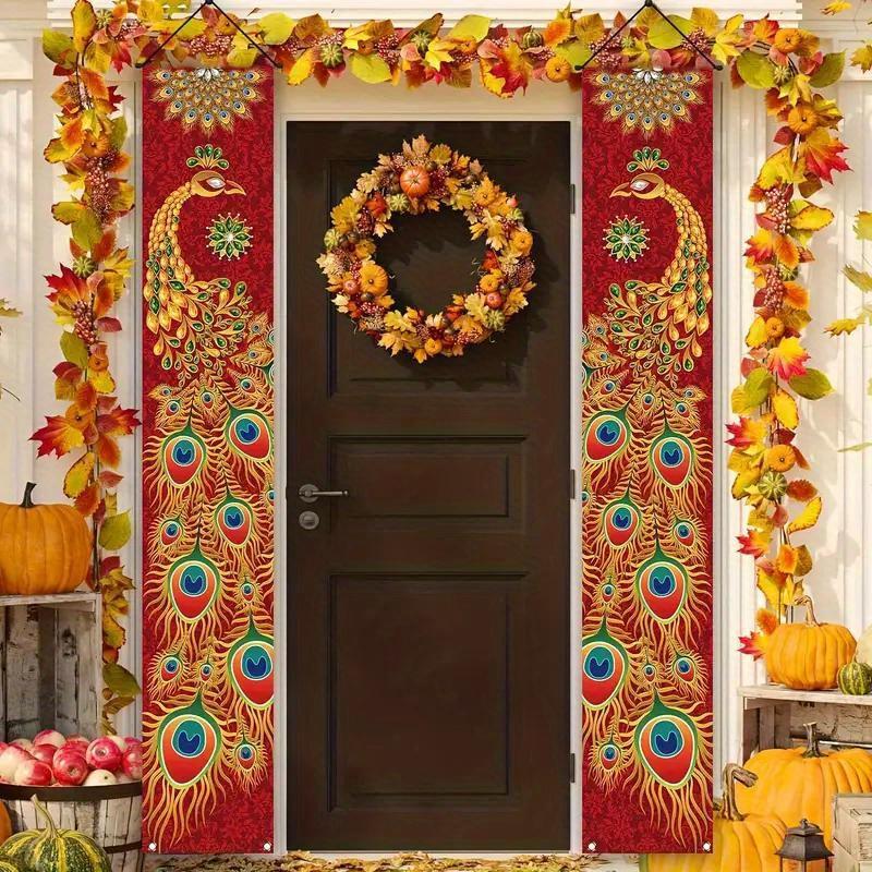 Sepanduk Anjung Merak Diwali, 2pcs / set, Tanda Alu-aluan Anjung - TikTok Shop Malaysia