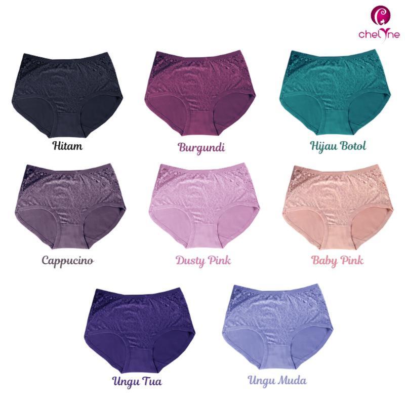 Chelyne CD Wanita Jumbo Q17001 / Q1723 Bahan Kaos Spandex - CD Super ...