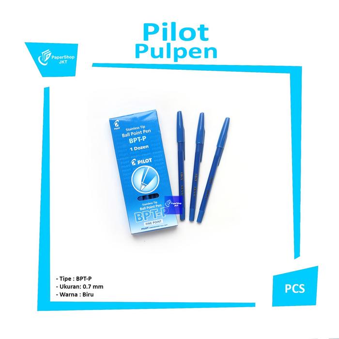 Jual PILOT Pena Ballpoint BPTP Biru - LUSIN - Hitam - Jakarta Utara ...