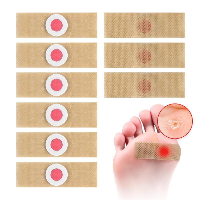 Foot Corn Caps Medicated Plaster Corn Cap Warts Calluses Remover ...