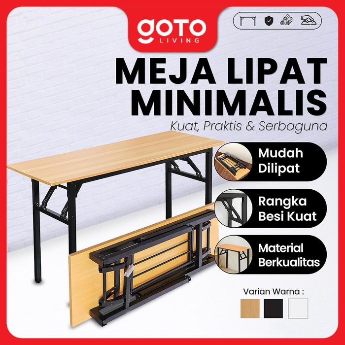 Promo Goto [COD] Aspire Table Meja Makan Kerja Belajar Lipat Portable ...