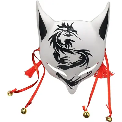 Fox Mask AiMiNa Japanese Kitsune Inu Boku Fox Cat Cute Cosplay Half ...
