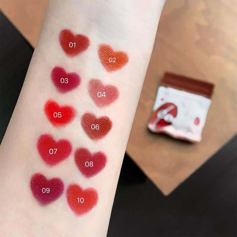 【🔥 Hot🔥】10PCS Mini Capsule Lipstick Set Matte Waterproof Cup Makeup ...