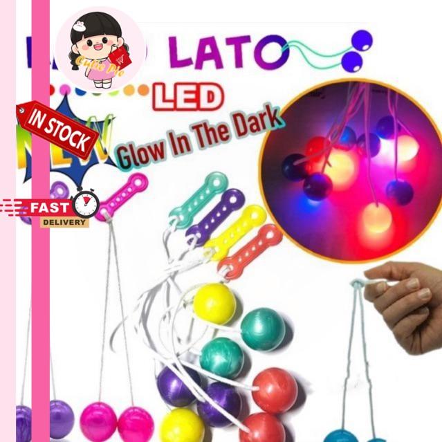 [MY SELLER] Viral Toys Lato Lato Tangkai Glowing Toys Old School ...