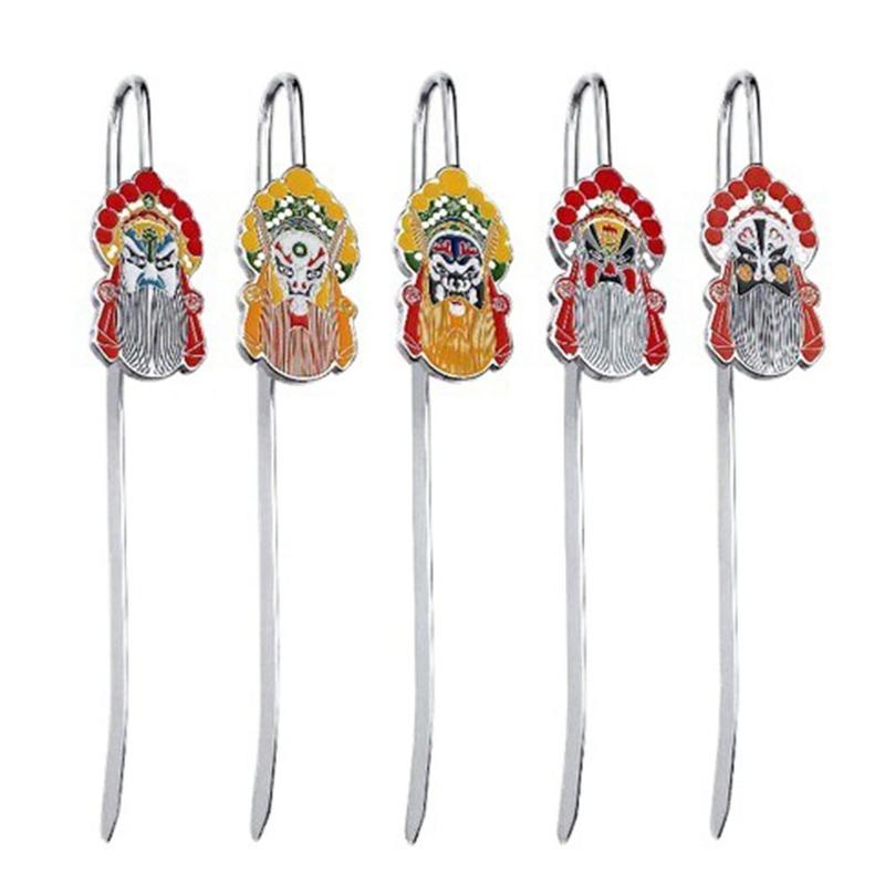Retro Page Marker Chinese Opera Face Bookmark Paginator Meta - TikTok ...