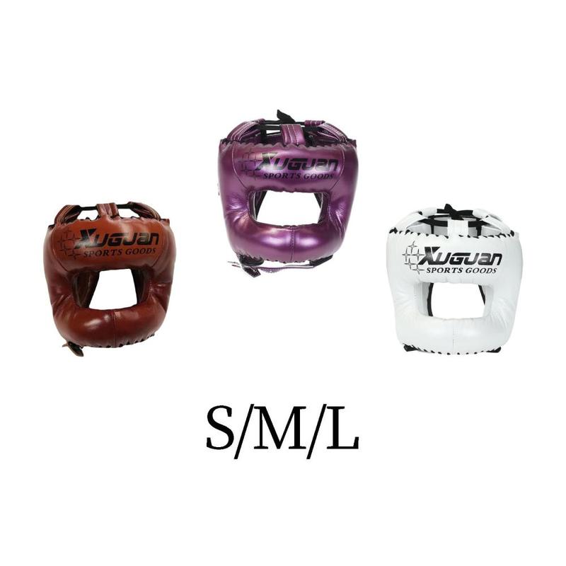 Boxing Headgear Full Coverage Kickboxing Head Gear for Sparring ...