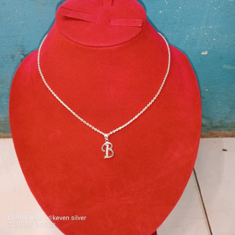 kulung liontin nama inisial - Shop | Tokopedia