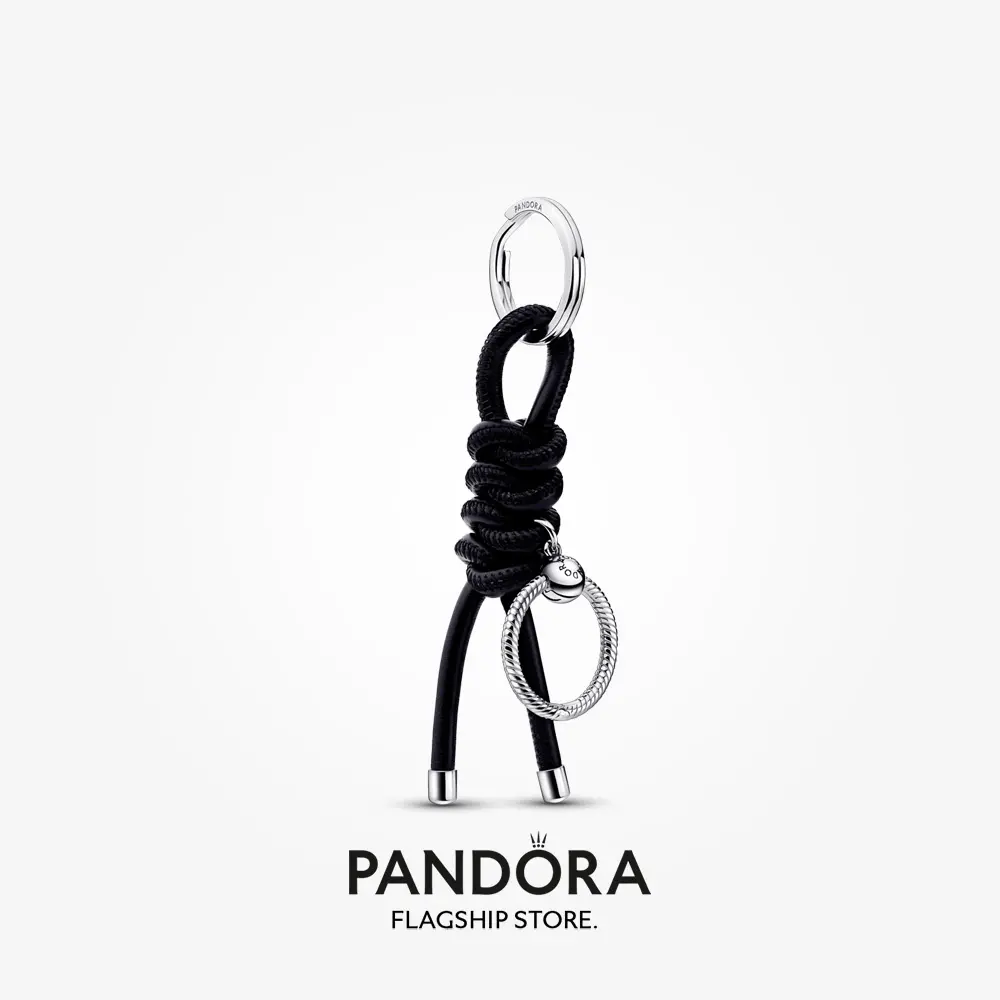 Pandora Moments Leather-free Fabric Charm Key Ring - TikTok Shop Malaysia