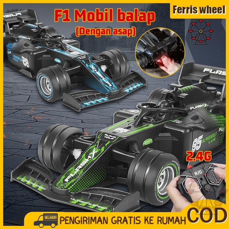 Ferris Wheel 2.4G F1 Persamaan Stunt Racing Mobil Dengan Asap 4WD Drift ...