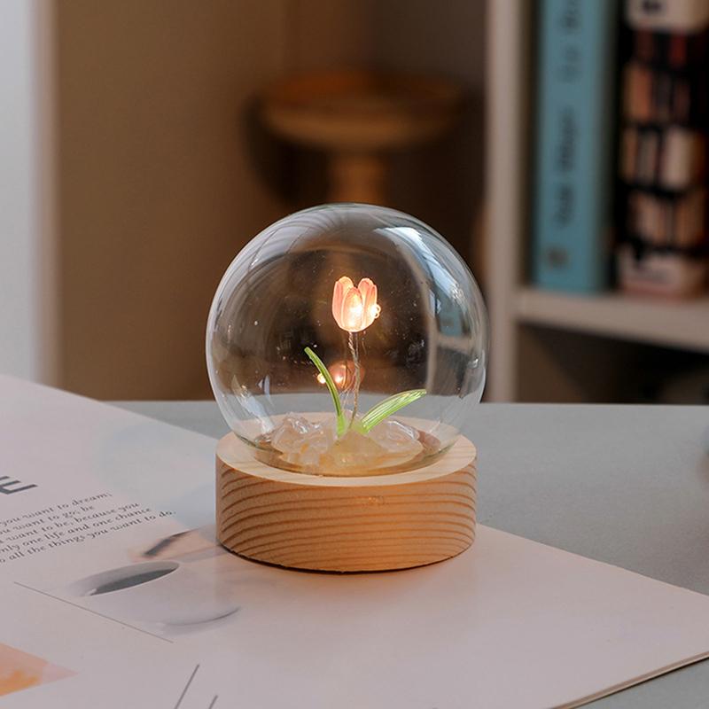Lampu Malam Tulip, Pakej Bahan DIY, Lampu Malam Kreatif, Hiasan Rumah ...