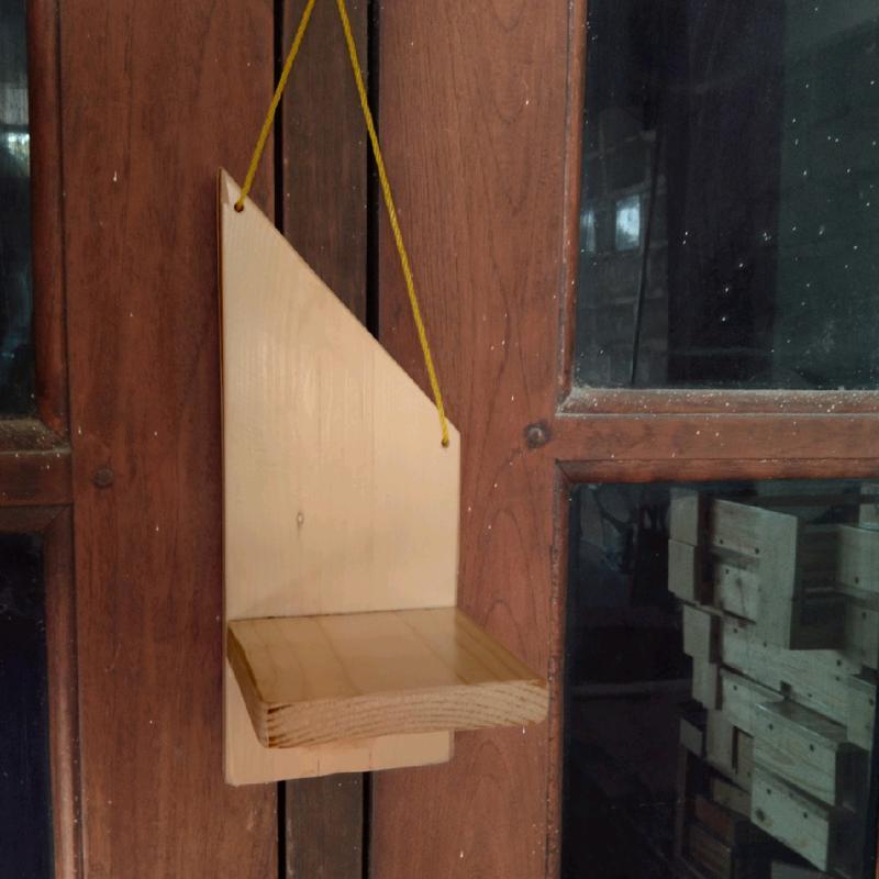 Rak Hiyasan Pot Bunga Mini Tempel Dinding Serbaguna Kayu Jat - Shop ...