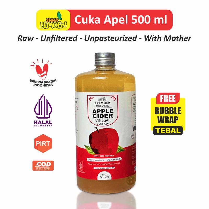Cuka Apel Suur Lemoen - 250 ml - 500 ml - Cuka Apel - Lemon - Shop ...