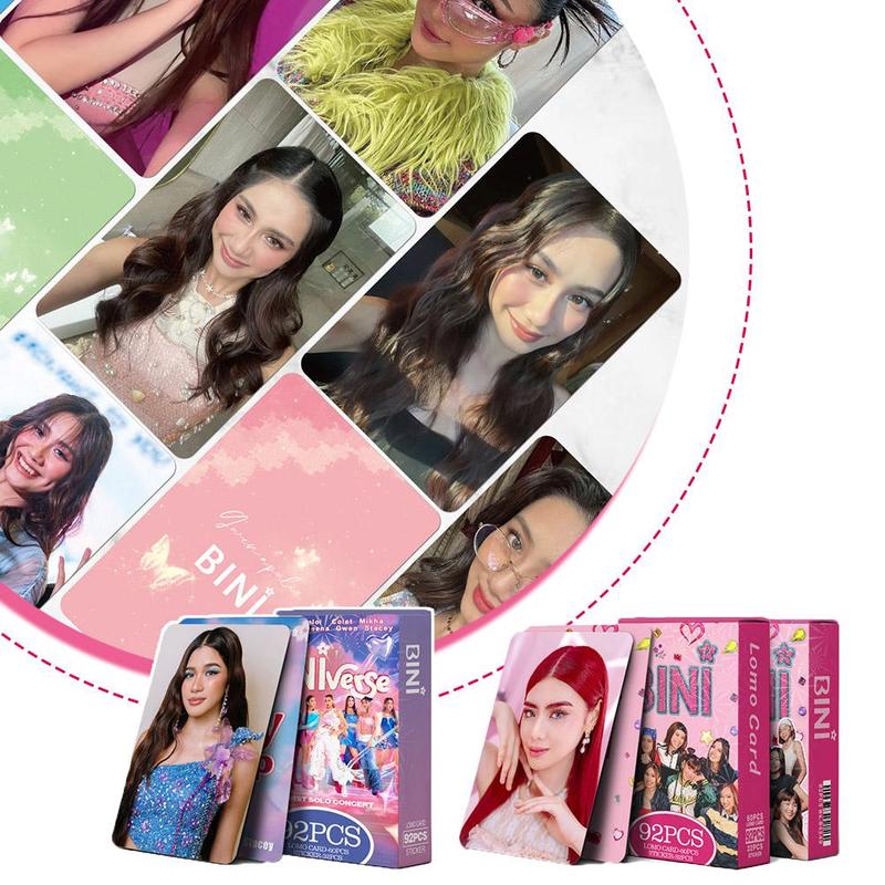 124 LOMO Cards BINI Holographic Postcards Photocards Album KPOP ...