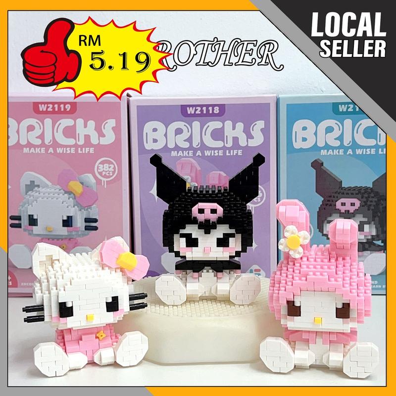 Local Seller Building Blocks Kuromi Melody Stella Lou Linabell - TikTok ...
