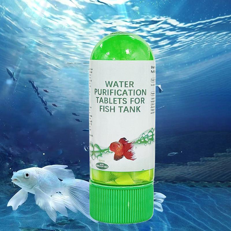 Penulenan Air Tangki Ikan 2PCS Tablet Penulenan Air Akuarium - TikTok ...