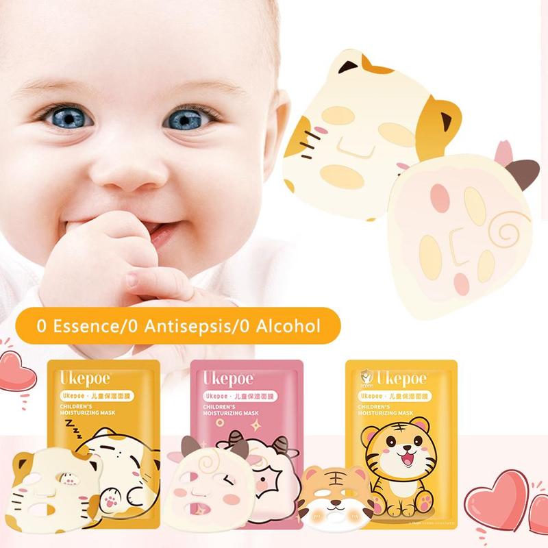 Ukepoe Children's Mask Cute Cartoon Mask Cloth Baby Mask Moisturizing ...
