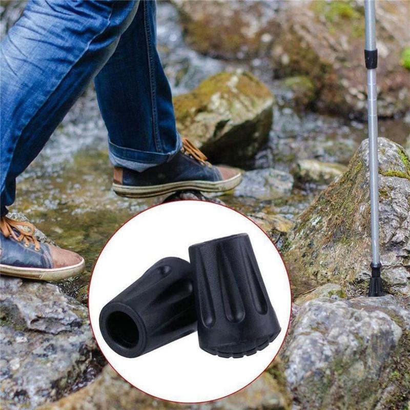 4 Pieces Rubber Protector Tips For Nordic Walking Trekking Poles ...
