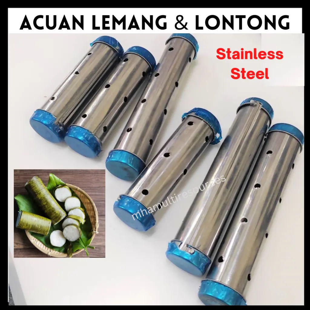 Acuan Lemang Acuan Lontong Stainless Steel Acuan Nasi Himpit Acuan ...