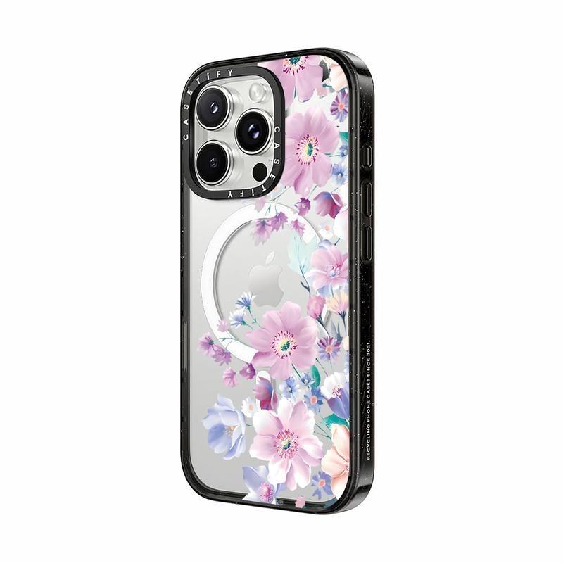 CASETiFY Purple Floral Pattern Phone Case for iPhone 14 15 1 - TikTok Shop