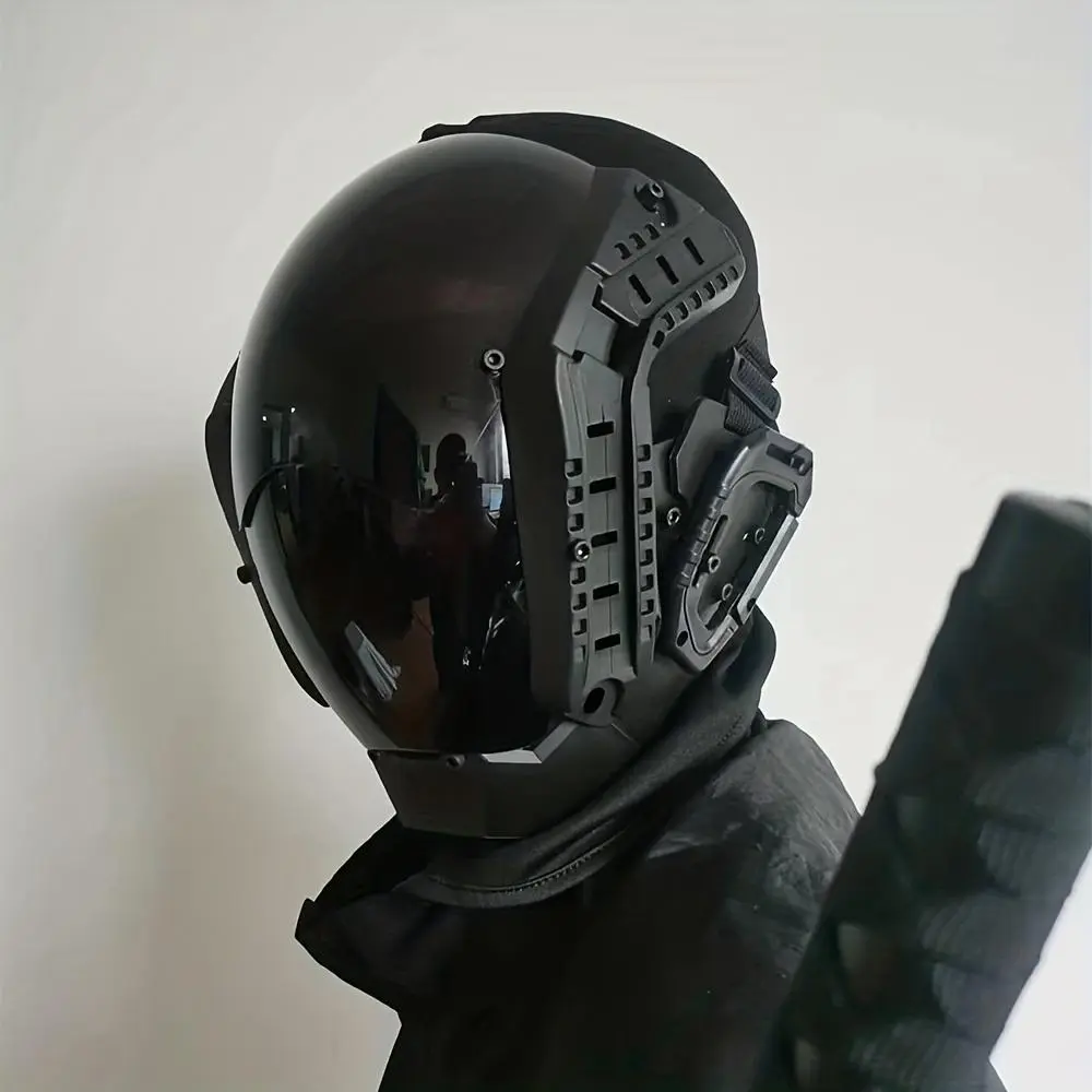 Spring Cool Role Play Face Mask, 1 Piece Futuristic Cool Helmet ...