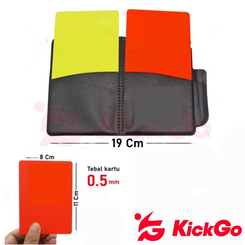 KickGo Kartu Wasit Sepakbola Bola kaki Futsal football Red Card Referee ...