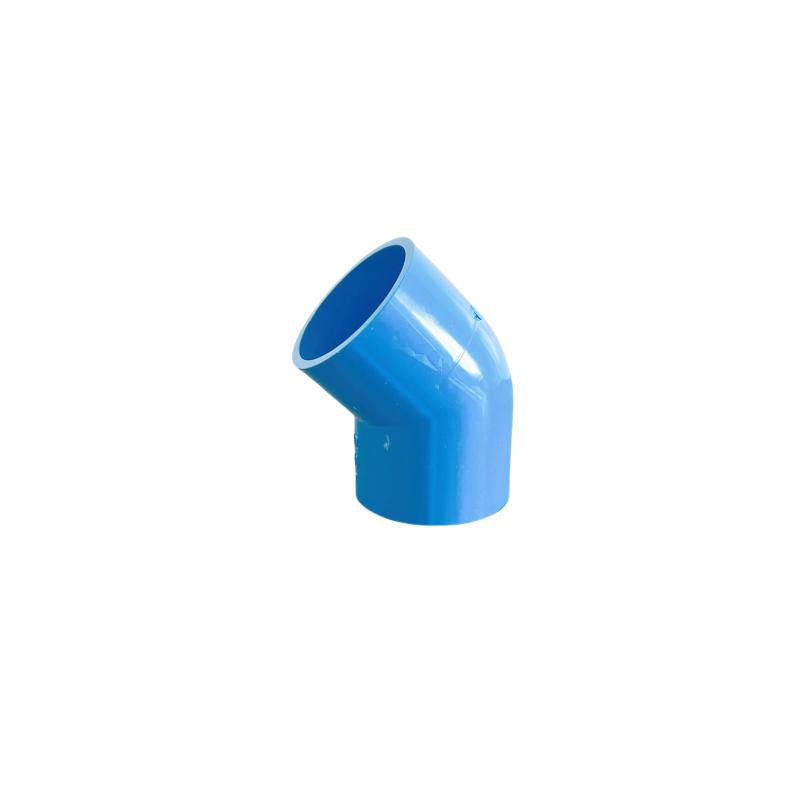 pvc blue fittings elbow 45° pipe 1/2 3/4 1inch - TikTok Shop Philippines